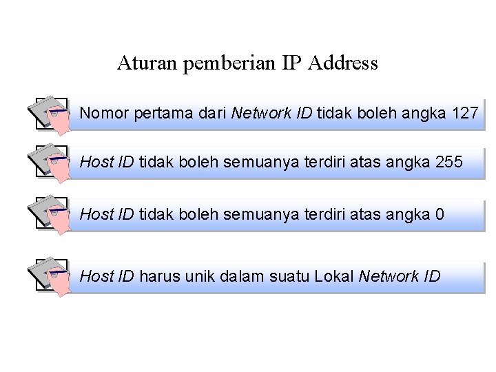 IP Address Pertemuan IX Badan yang mengatur pemberian