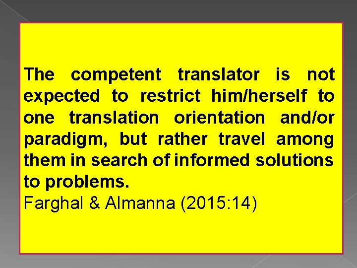 Translation theories Introduction Objectives To understand what is