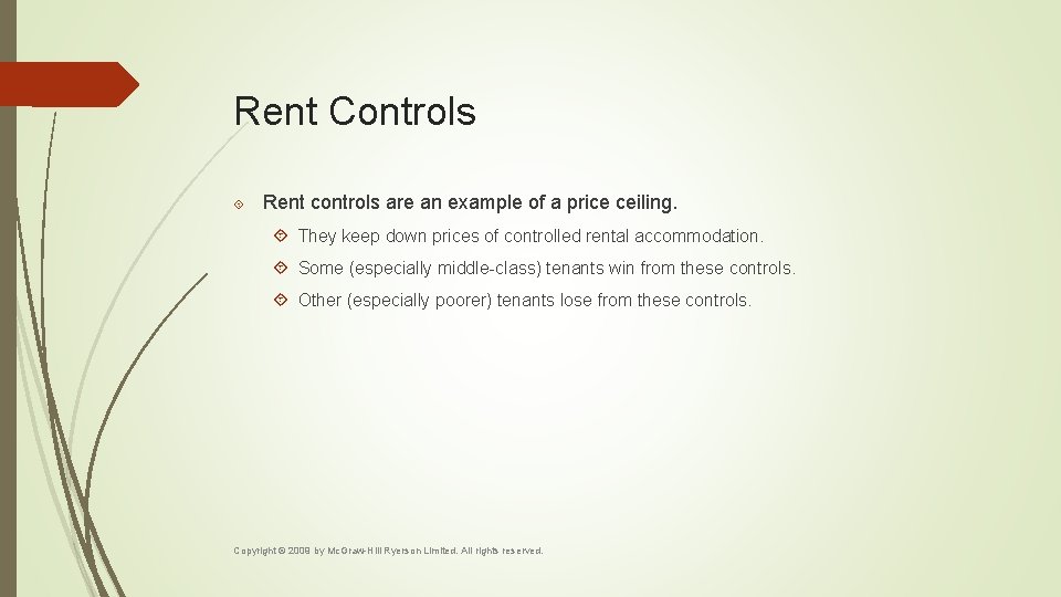 Chapter 3 Part 5 Price Controls Learning Objectives