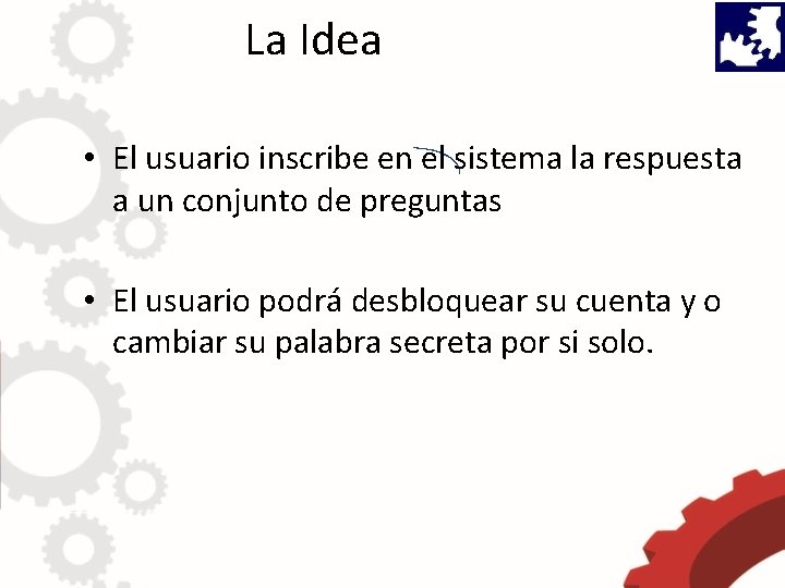 SSRPM CIA La Idea El usuario inscribe en