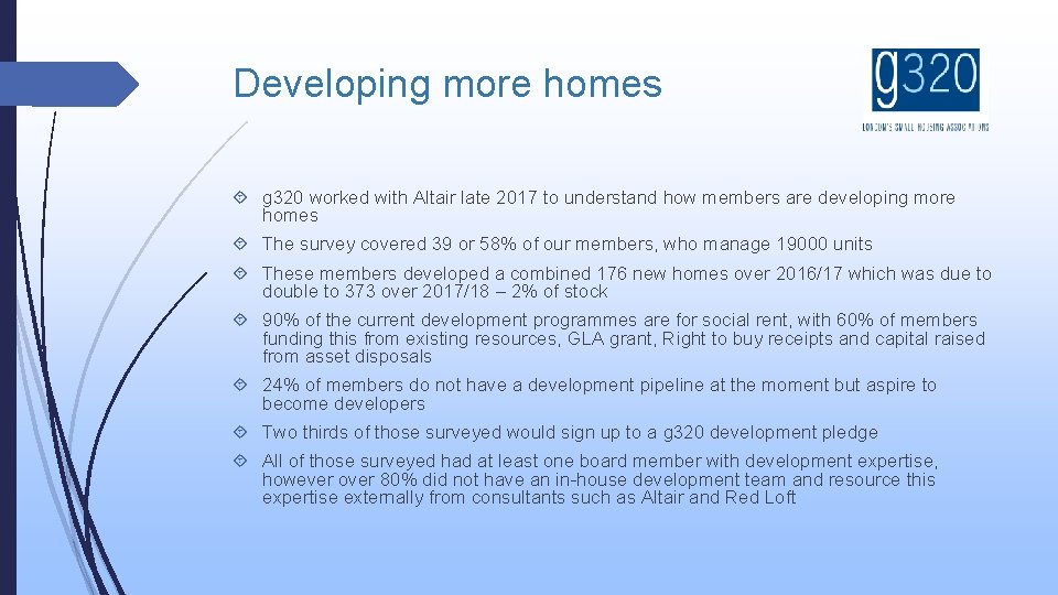 Developing Homes Challenges faced by small housing associations