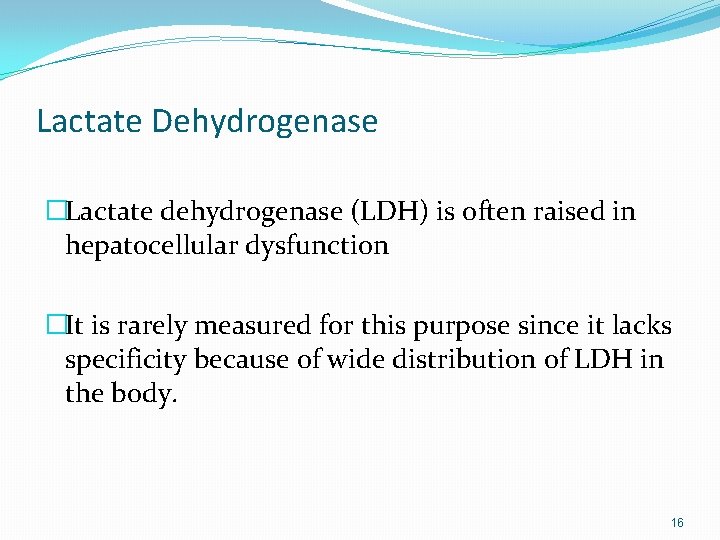 BIOCHEMICAL INVESTIGATIONS IN CHRONIC LIVER DISEASE COL MUHAMMAD