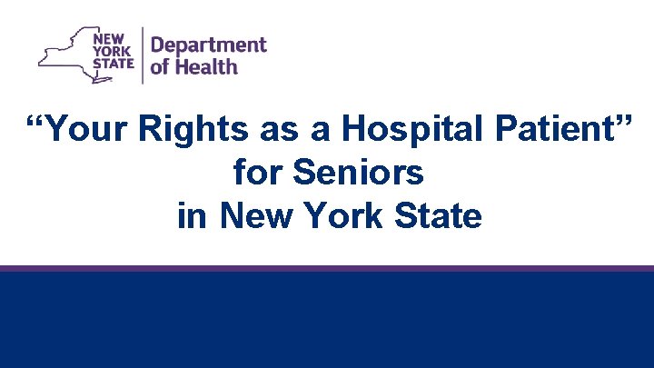 Your Rights as a Hospital Patient for Seniors