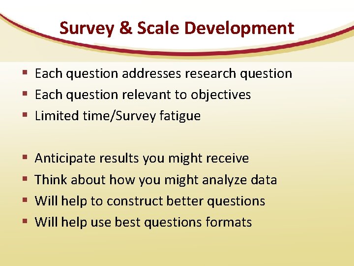Basics of Survey Scale Design Chan KulatungaMoruzi Ph