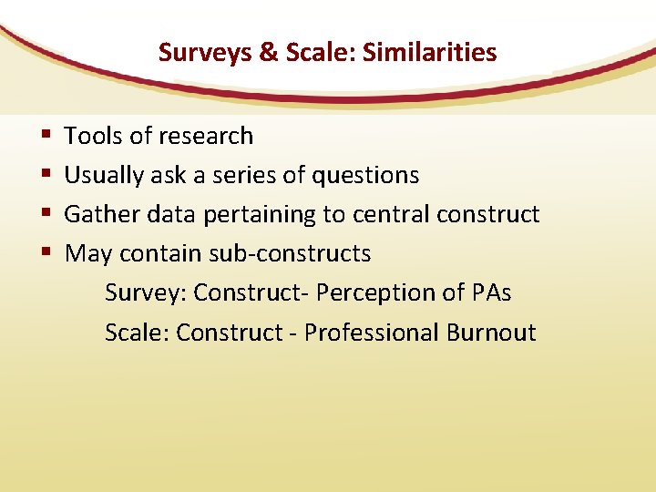 Basics of Survey Scale Design Chan KulatungaMoruzi Ph