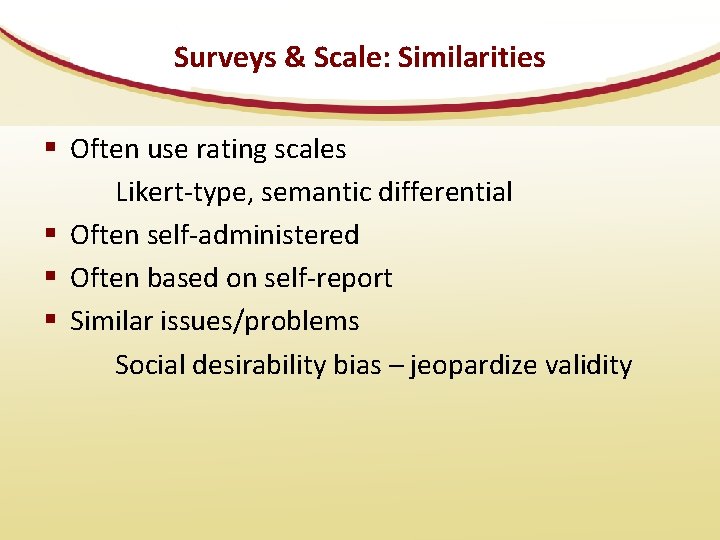 Basics of Survey Scale Design Chan KulatungaMoruzi Ph