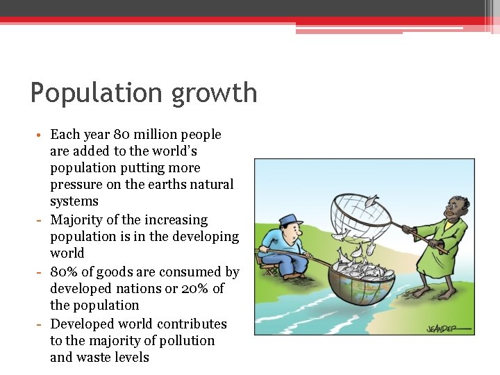 Population Growth and Sustainability Growing Population Farming in
