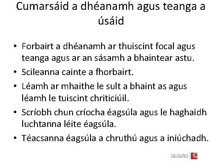 Drachtchreat Churaclaim na Bunscoile Fs T s mar