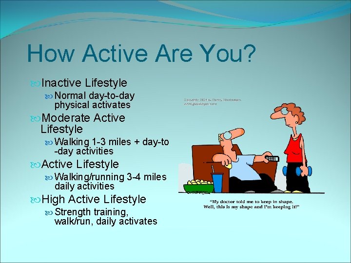 Activity For Life Your Body 247 Nutrition essentials