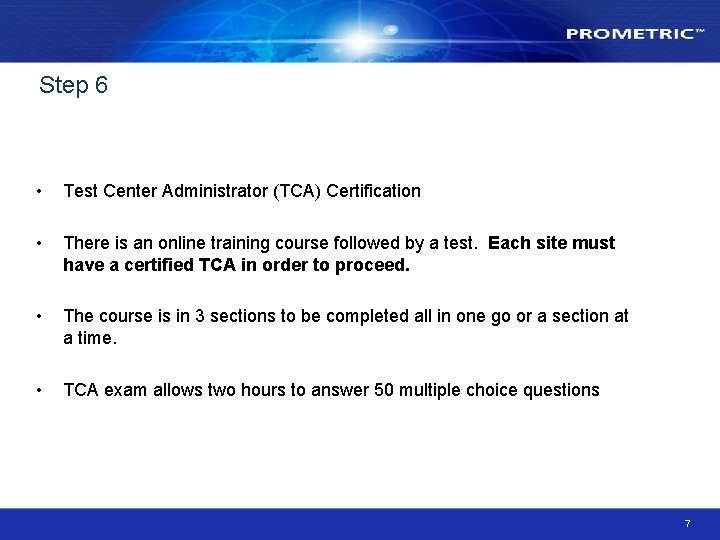 APTC How to become an Authorised Prometric Test