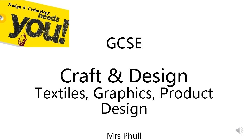Design Tec hnolog y GCSE Craft Design Textiles