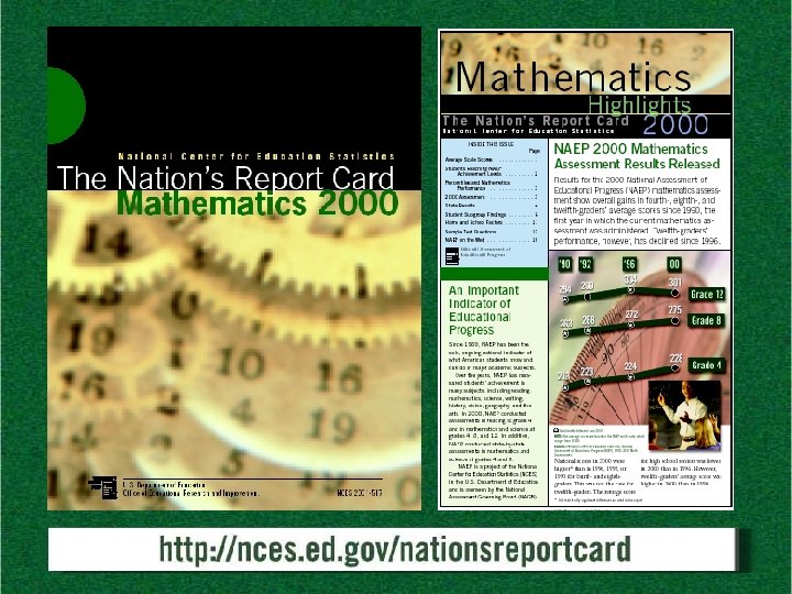 The Nations Report Card Mathematics 2000 National Assessment