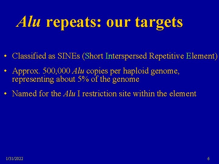 Any SINE of Chromosome 16 PV 92 PCRInformatics