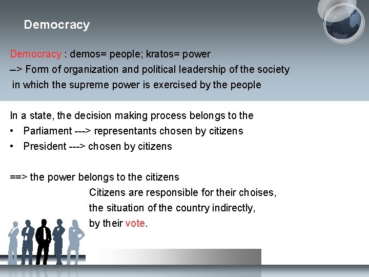 Identifying democratic processes What happens in my school