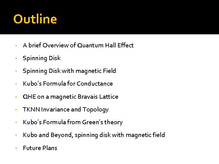 Quantum Hall Effect in a Spinning Disk Geometry