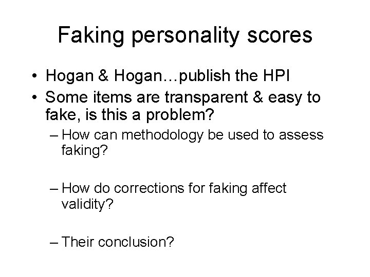 Ch 4 Personality and Abilities Part 1 Jan