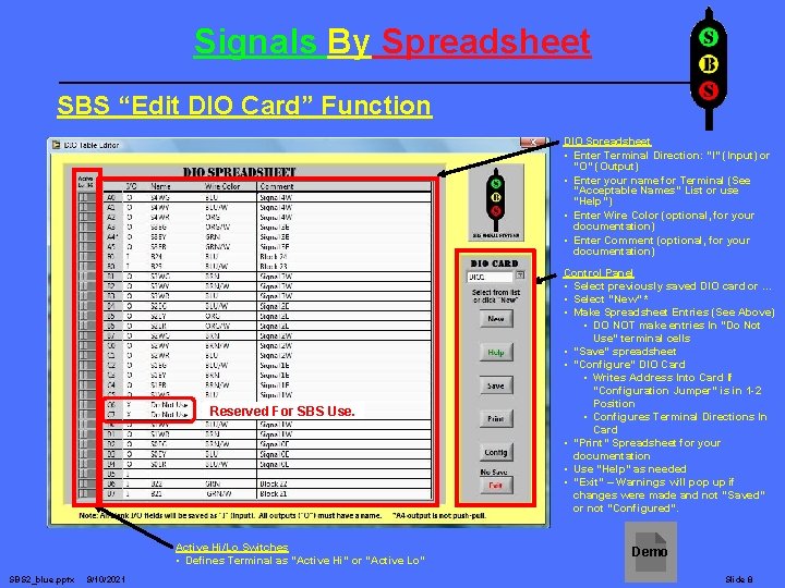 Signals Spreadsheet Signals by By Spreadsheet Dr Gerry
