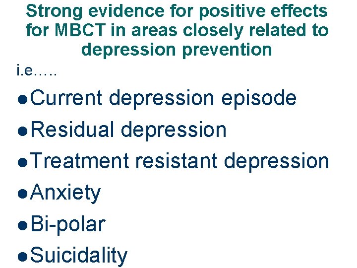 The role of kindly presence in depression prevention