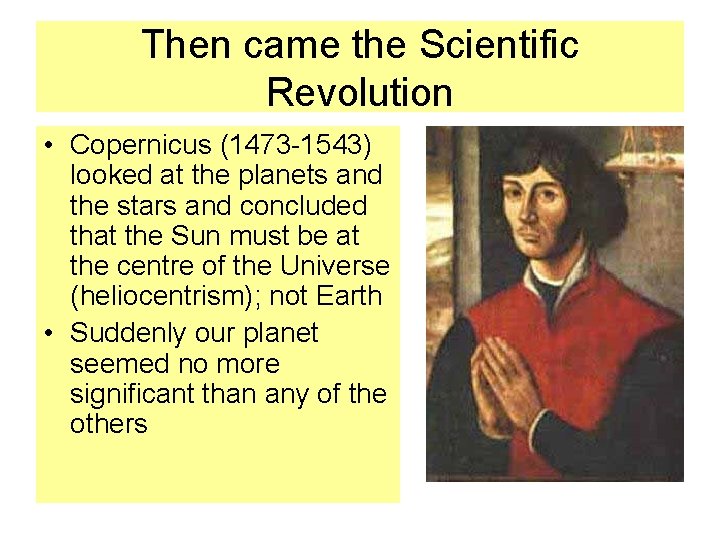 Religion and Science Scientific and Christian ideas about