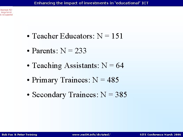 Enhancing the impact of investments in educational ICT