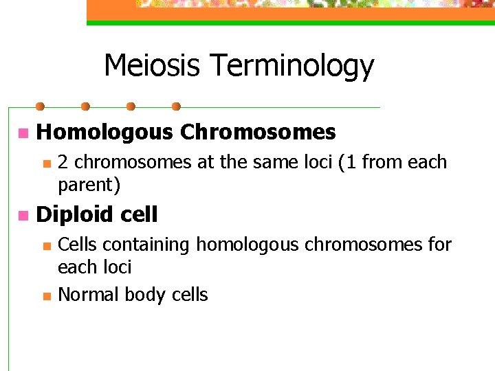 Determining the Basis of Life Chapter 6 Lesson