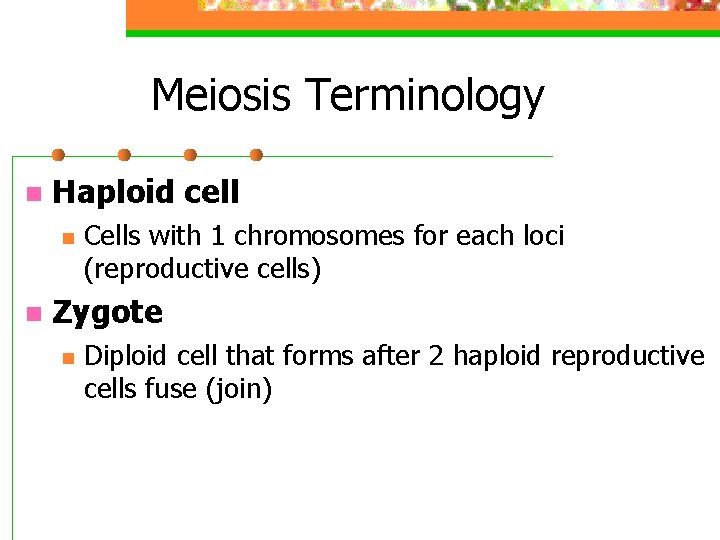 Determining the Basis of Life Chapter 6 Lesson