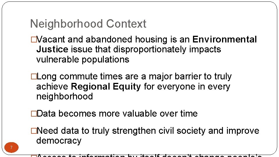 Whats Next for Baltimore Vital Signs Using Data