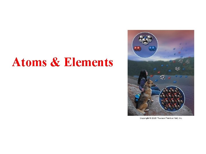 Atoms Elements Chapter Outline Development of Atomic Theories