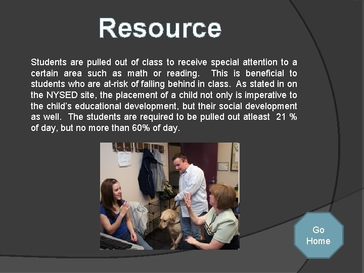 Regular Classroom Setting ELL Pullout Inclusion with Specialist