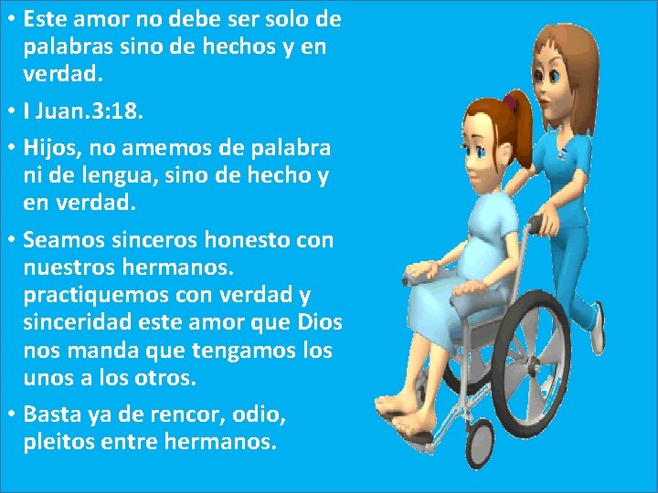 EL AMOR FRATERNAL INTRODUCCION En la biblia encontramos