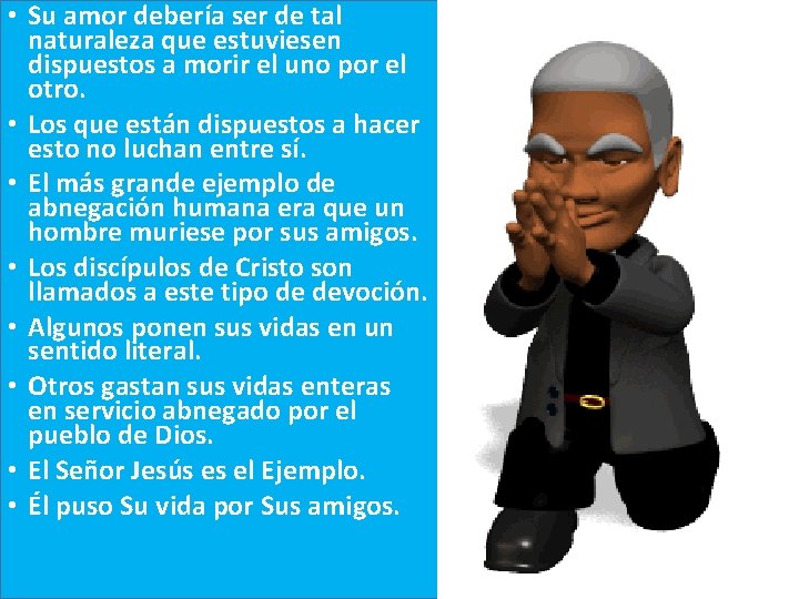 EL AMOR FRATERNAL INTRODUCCION En la biblia encontramos