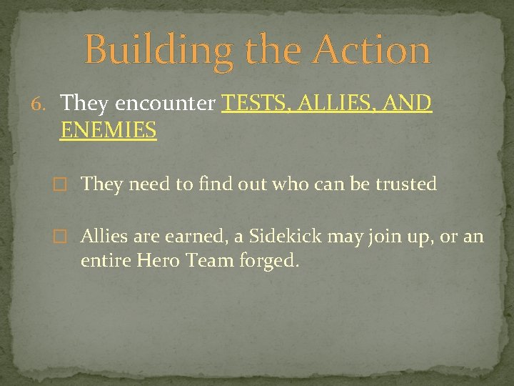 ARCHETYPES INCLUDING THE HEROS JOURNEY Archetypes Situations characters