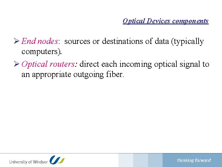 Optical Networks Basic Concepts Part 1 Dr Arunita