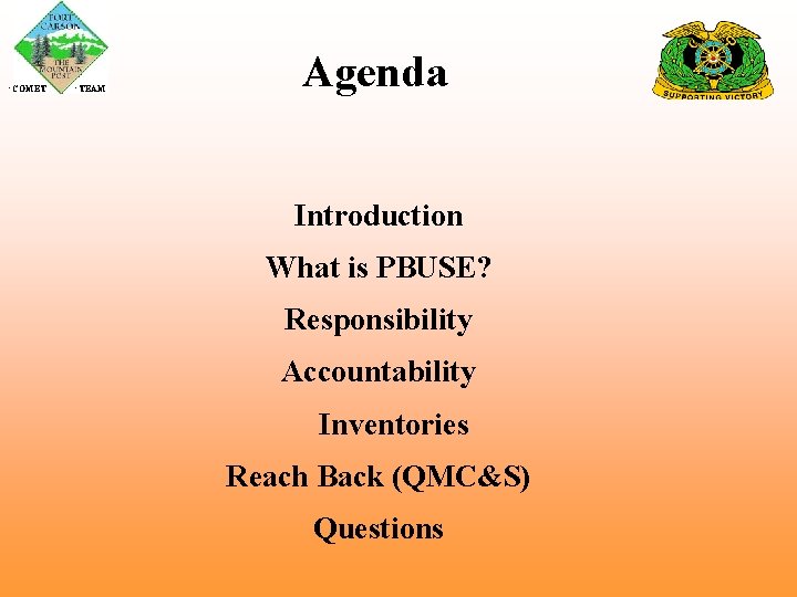 COMET TEAM BATTLEFIELD LOGISTICS PLANNING AND ANALYSIS TRAINER