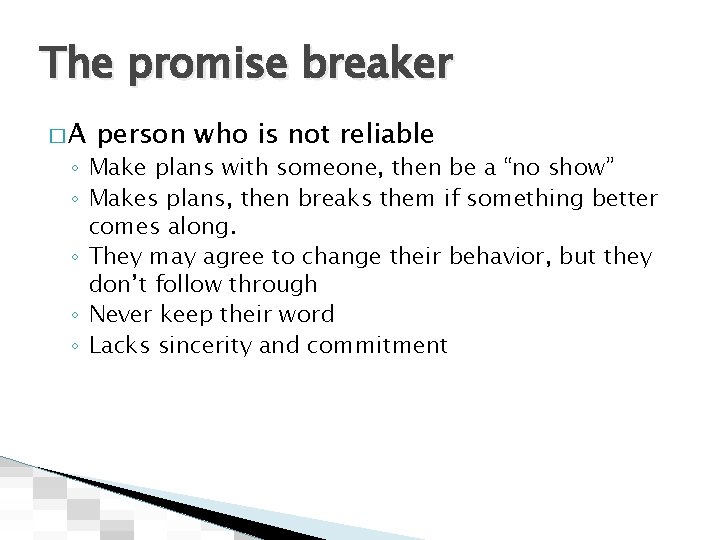 What is a profile A brief description of