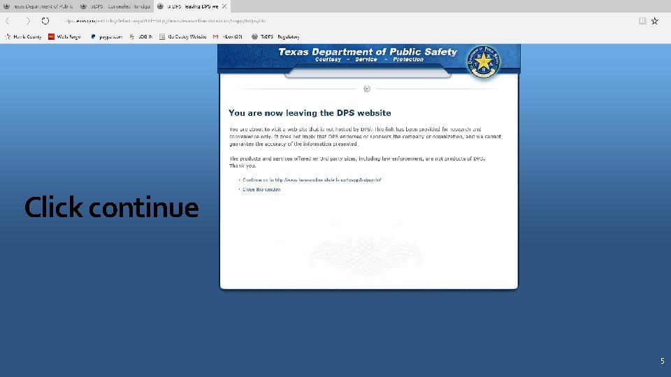 1 DPS ONLINE WALK THROUGH application 2 DPS