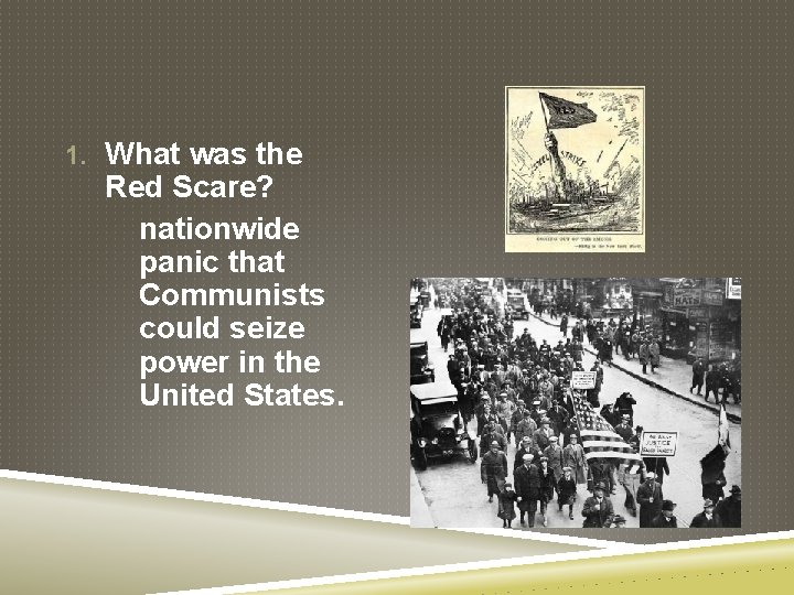 WORLD WAR I LESSON 4 The Wars Impact