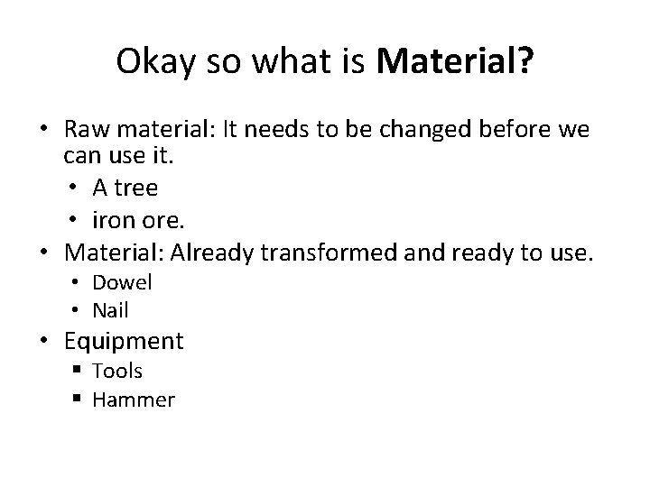 Materials and their Mechanical Properties Deformations and how