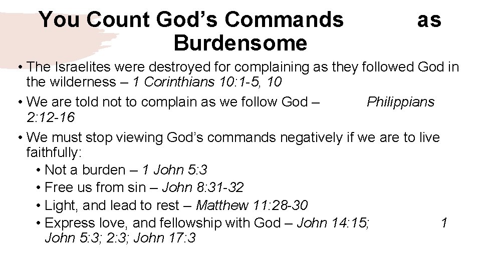 Why is it so hard to be faithful