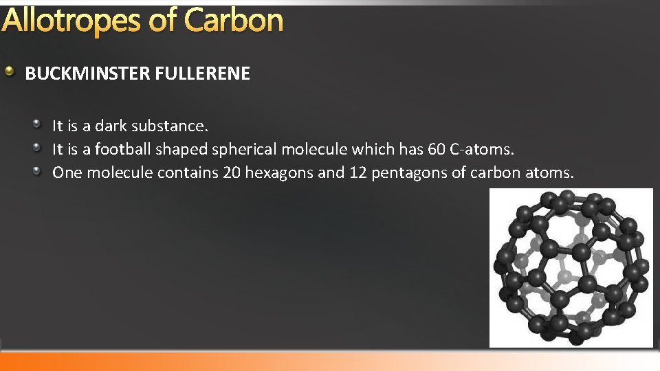 CARBON AND ITS COMPOUNDS 15 minutes for a
