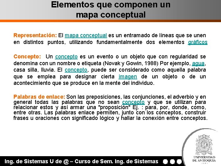 Agenda de Trabajo Definicin Mapa Conceptual Elementos que