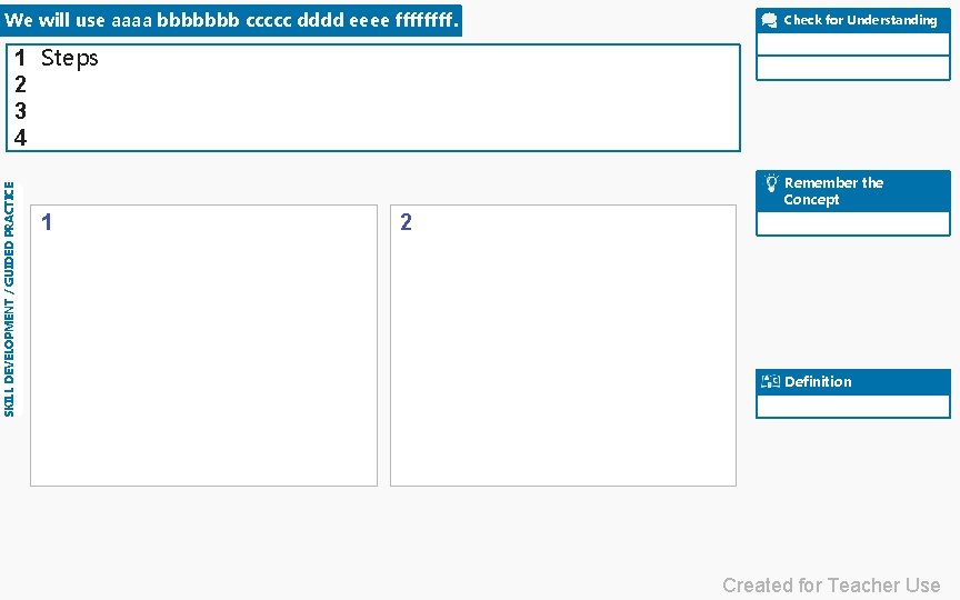 LEARNING OBJECTIVE We will determine 1 the meaning