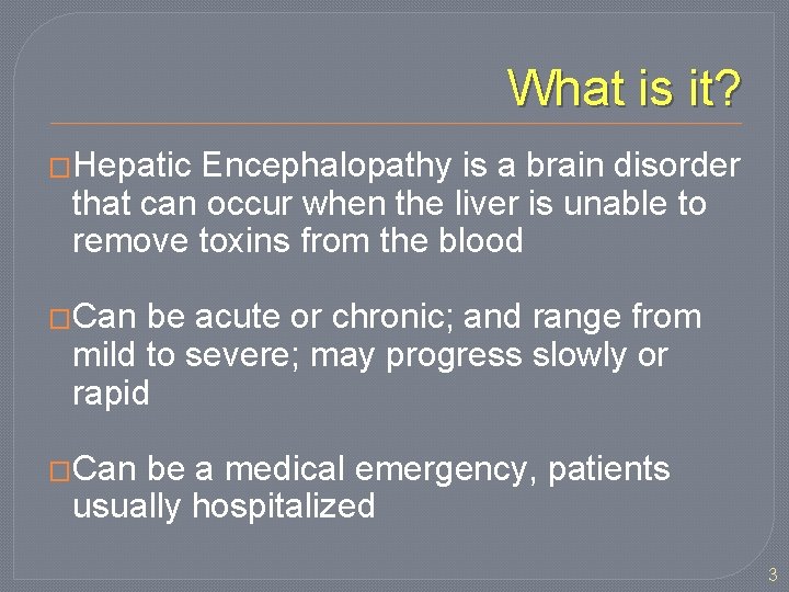 Hepatic Encephalopathy By Michelle Russell Case Study Presentation