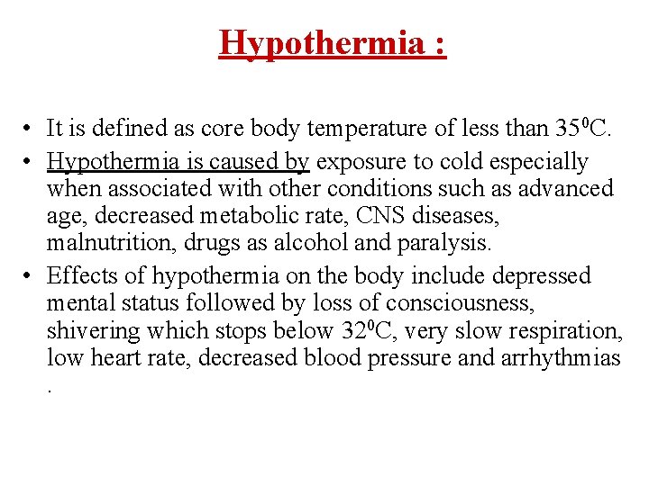 Body Temperature And Its Regulation Normal Body Temperature