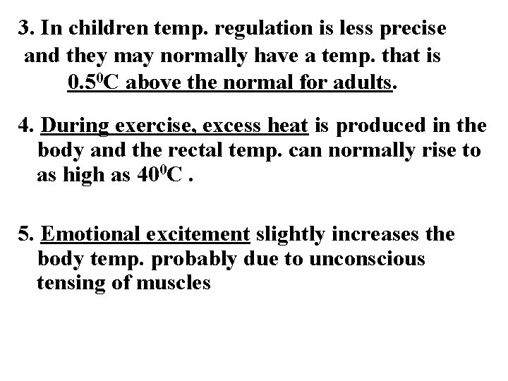 Body Temperature And Its Regulation Normal Body Temperature