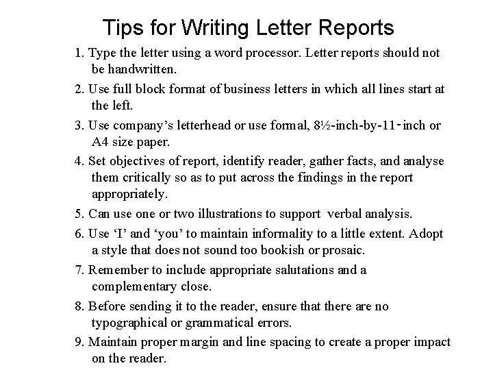 Business Reports Introduction Reports are written to 1