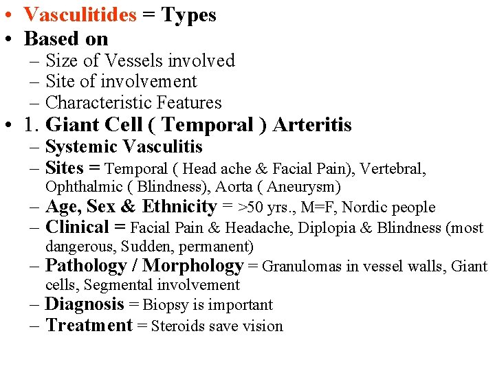 Blood Vessels Pathology Congenital Anomalies Arteriosclerosis HTN ...