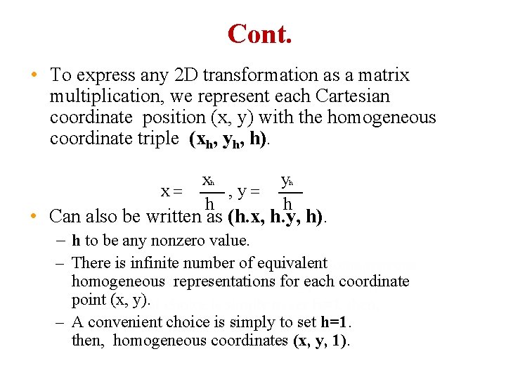 2 D Geometric Transformations By Dr Leena Jain