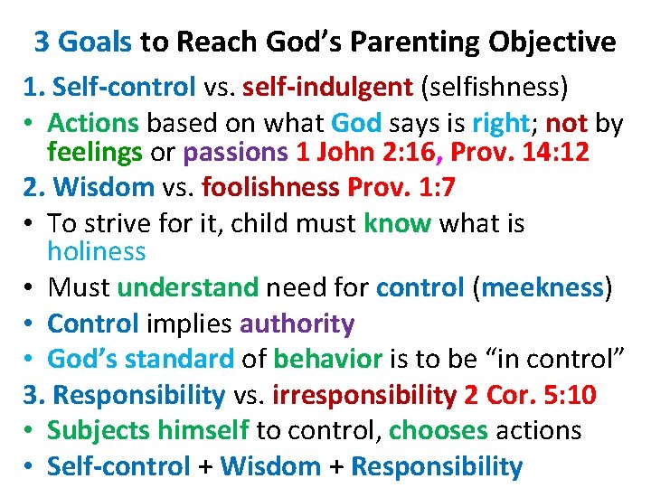 GODS PARENTING OBJECTIVE HEBREWS 12 3 11 Gods