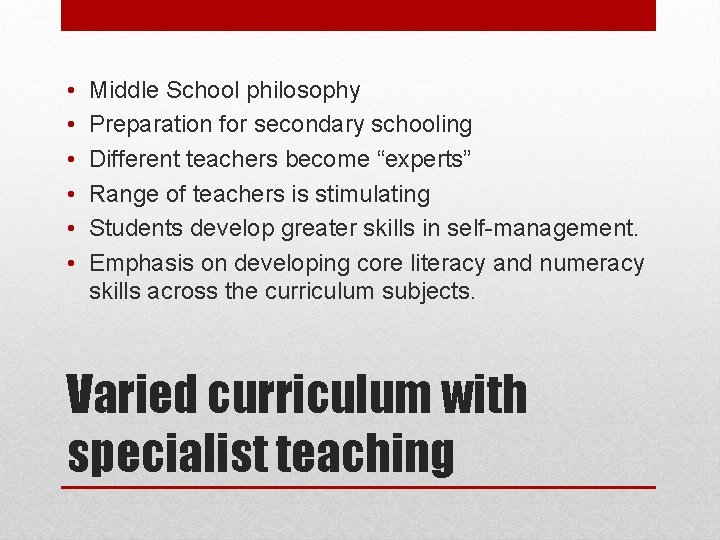 Rangeview Intermediate Why enrol your child with us